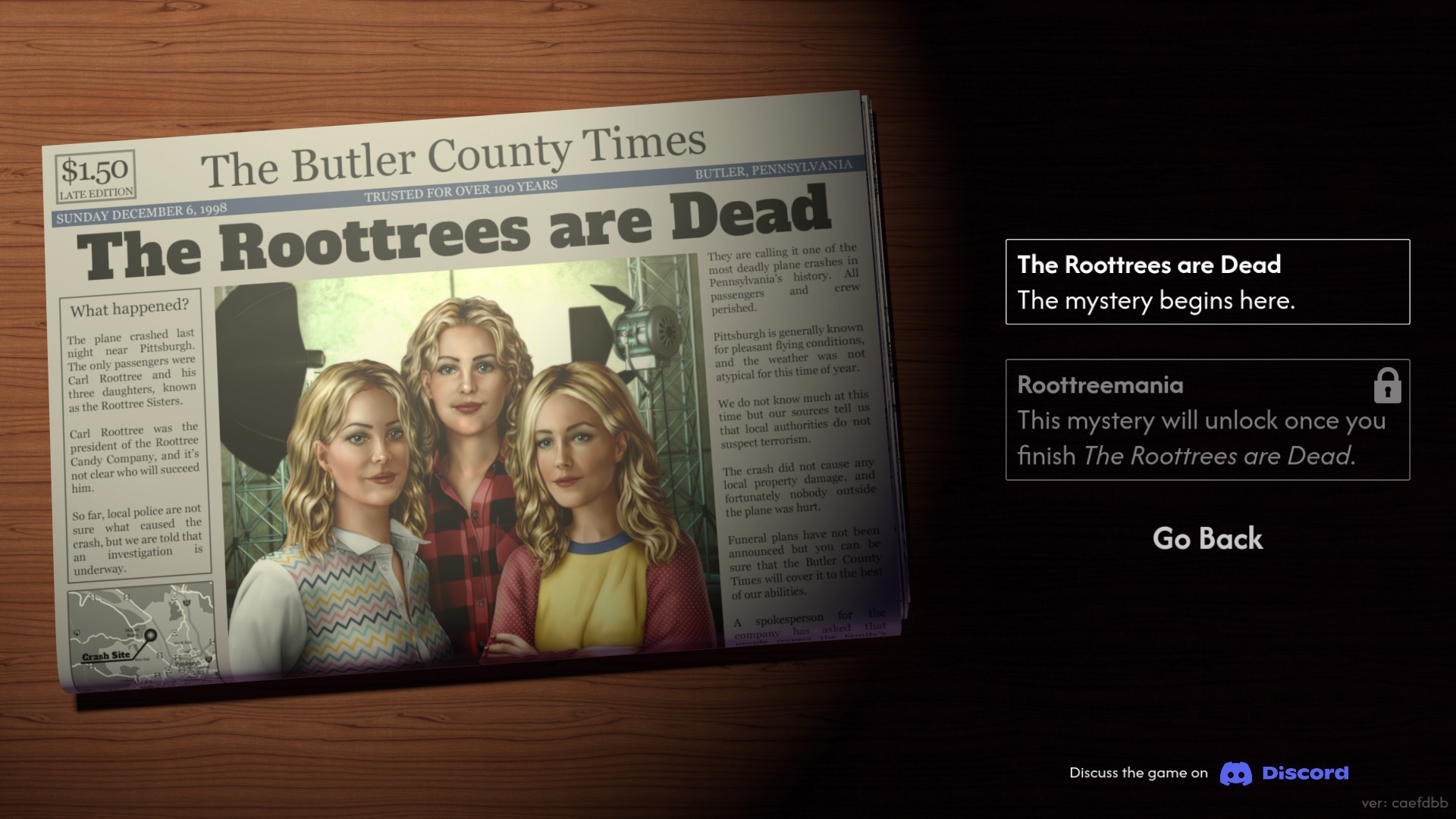 The Roottrees Are Dead | A Retro Detective Mystery Game